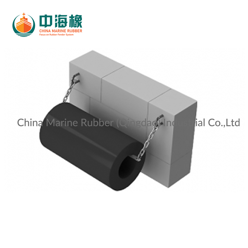 Cylindrical Fender rubber fender dock fender pier fender OD 1800mm x ID ...